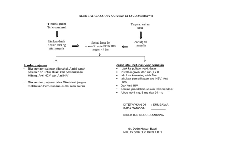 Alur Tatalaksana Pajanan | PDF