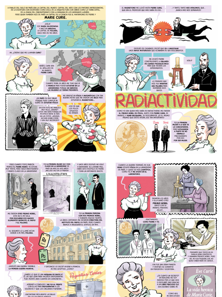 Vida y logros de Marie Curie | PDF | Marie Curie