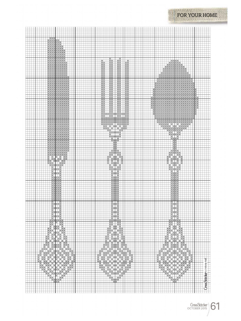 Place Setting Cross Stitch Pattern | PDF