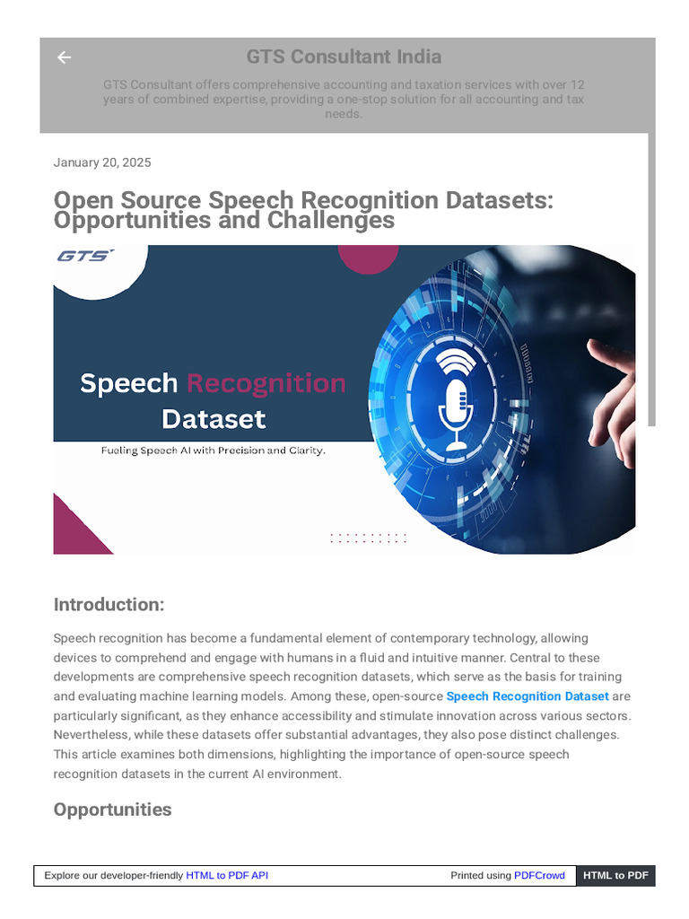 Open-Source Speech Data Insights | PDF | Speech Recognition ...