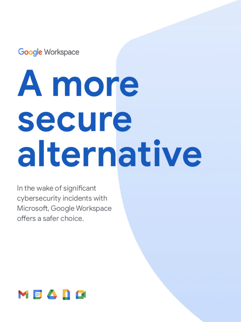 Google Workspace A More Secure Alternative | PDF | Security | Computer ...