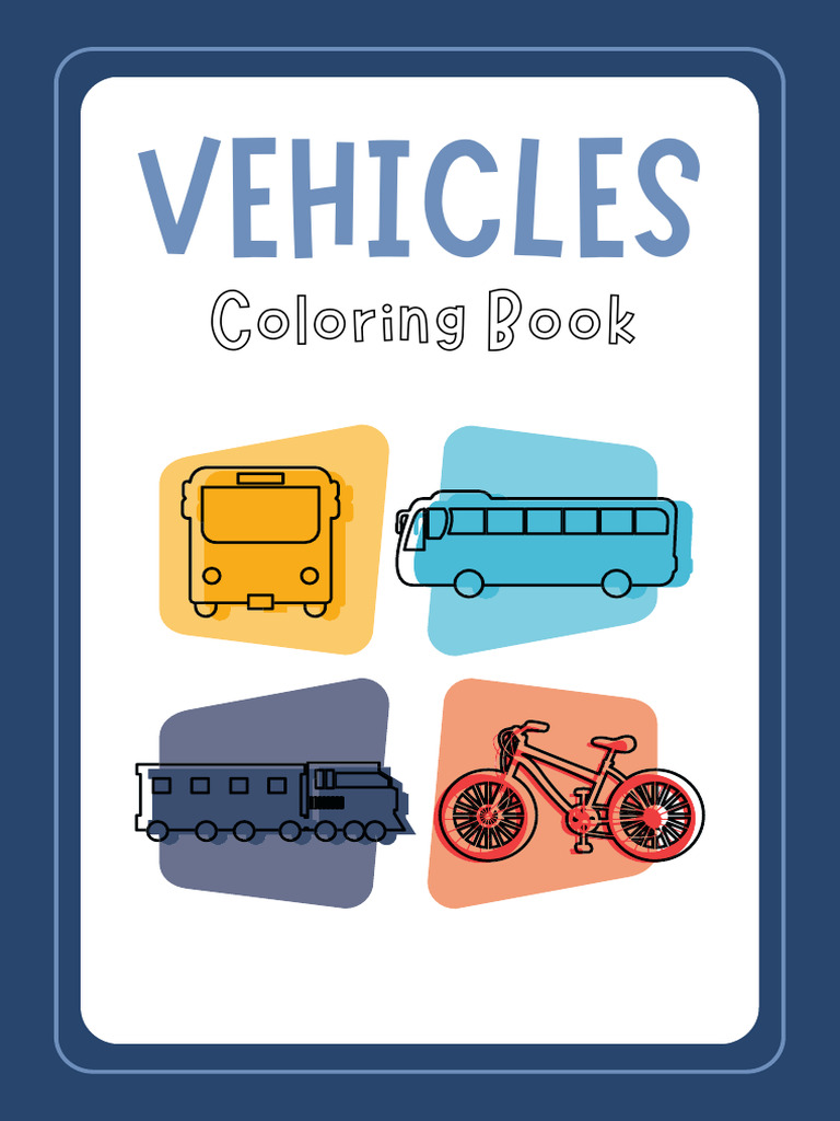 Vehicles Coloring Book for Kids | PDF