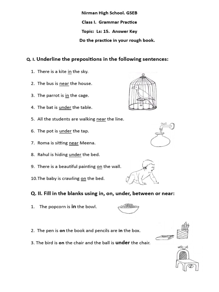 Class I January First Week | PDF