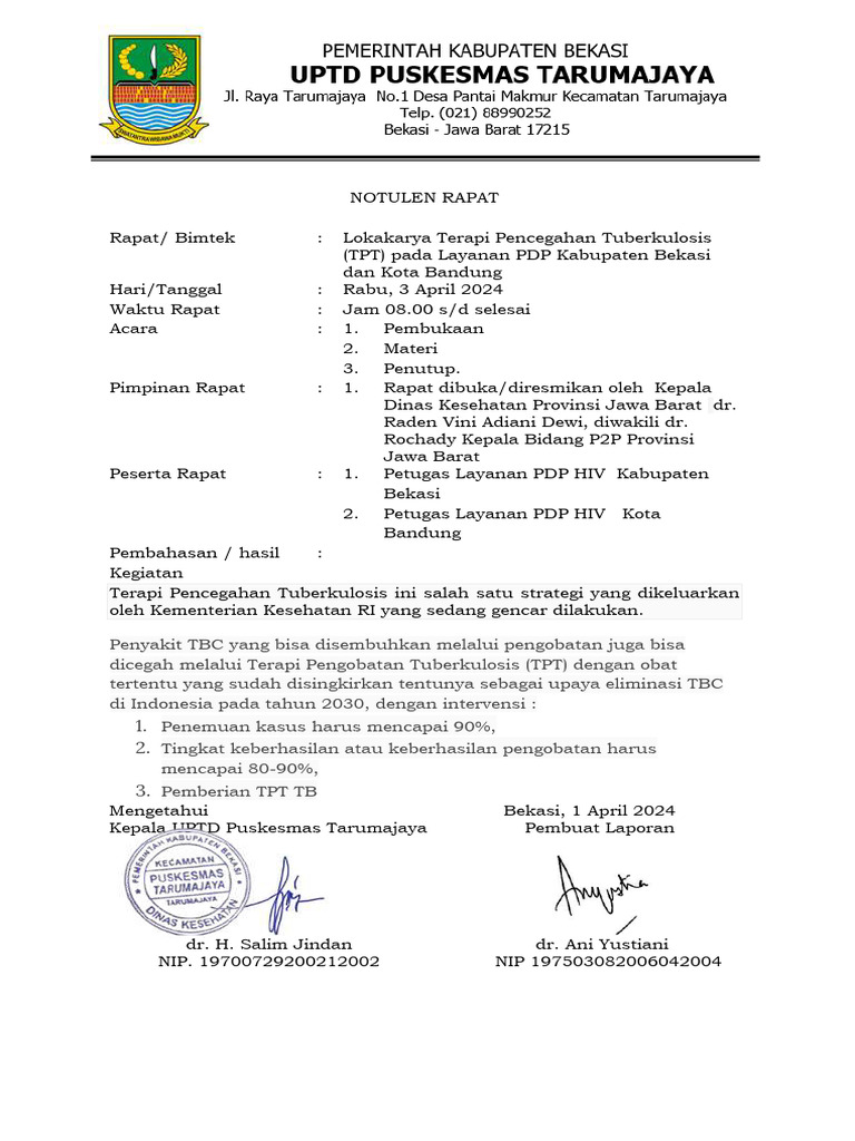 EKIN RAPAT 030424 - Compressed | PDF