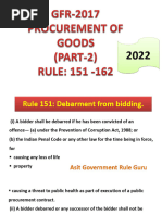 Circular - Rule 139 and 155 of Gfr's 2017 | PDF