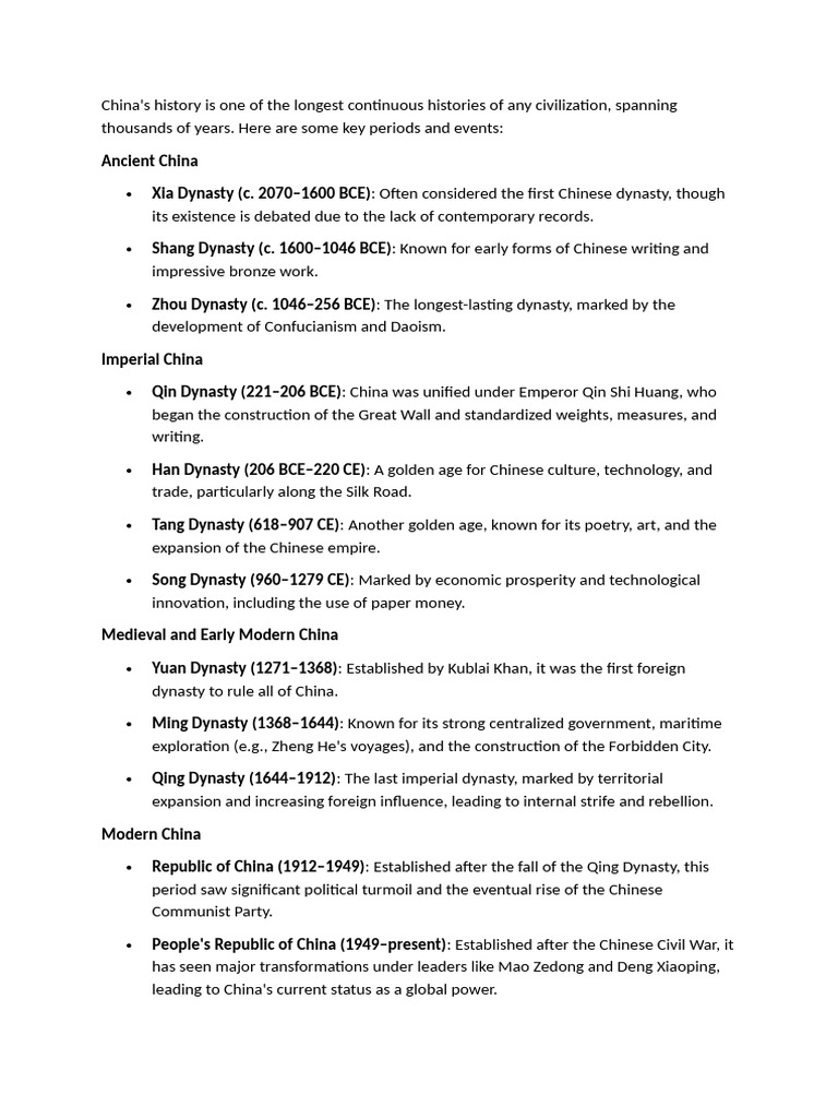history of china | PDF