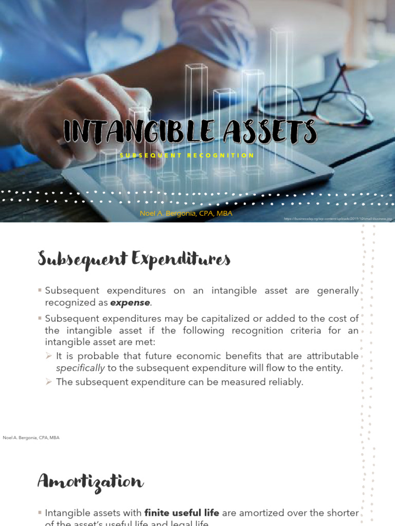 Intangible Assets (Subsequent Recognition) | PDF | Intangible Asset ...