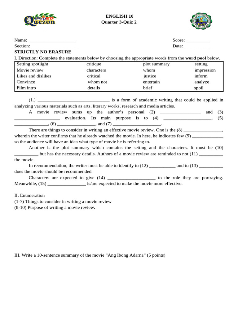 Q3 G10 Week 3 | PDF