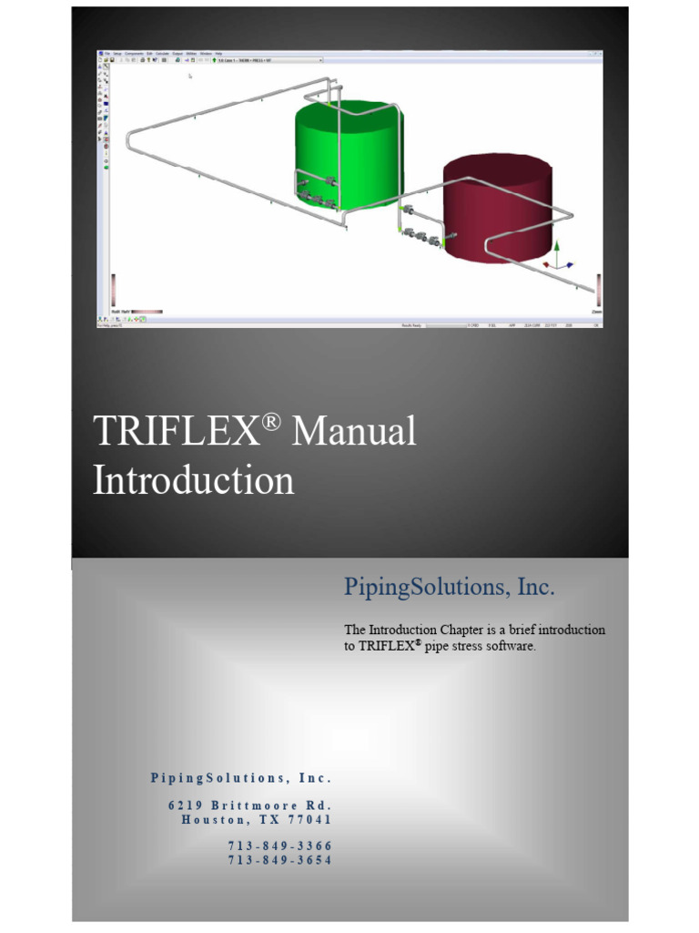 Triflex Manual - Introduction | PDF | Microsoft Windows | Computer File