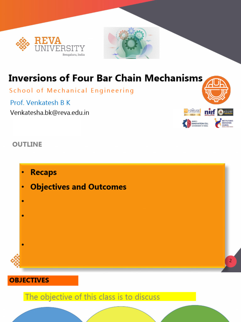Lecture 4 - INVERSIONS OF MECHANISM | PDF | Machines | Engines