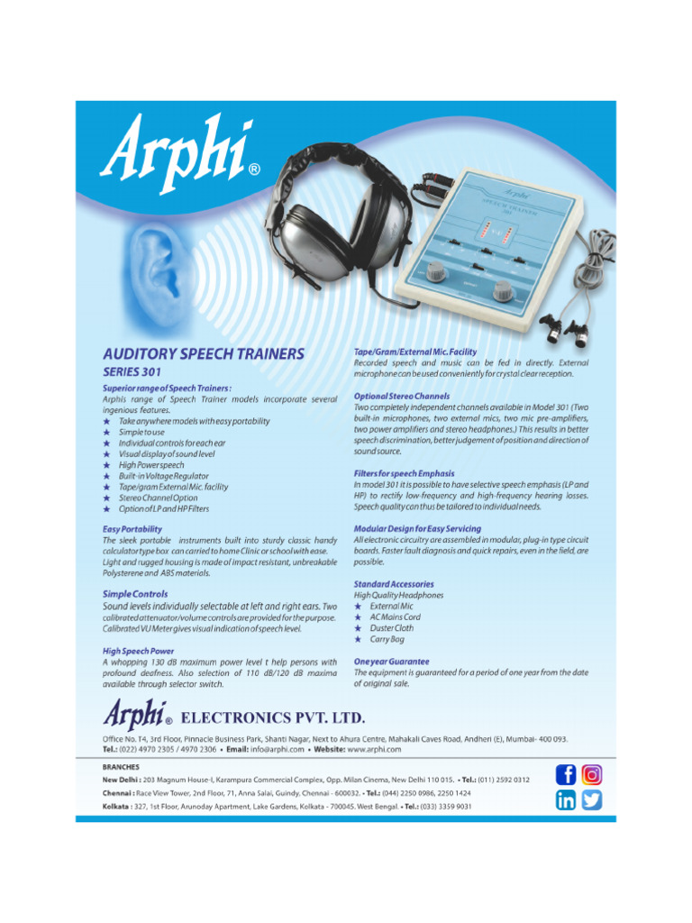 Arphi Speech Trainer New | PDF
