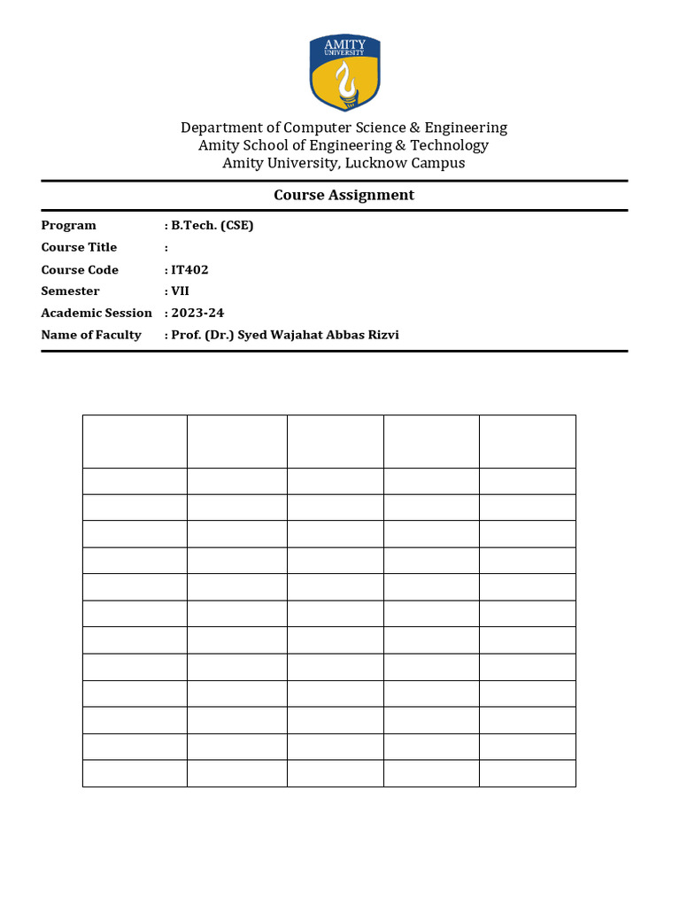 Assigment I Questions IT402 | PDF | Standard Score | Data Analysis