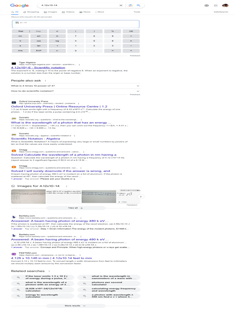 Understanding Scientific Notation Basics | PDF | Electronvolt | Photon