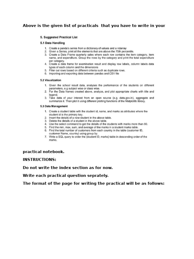 Practical Notebook Writing Guide | PDF