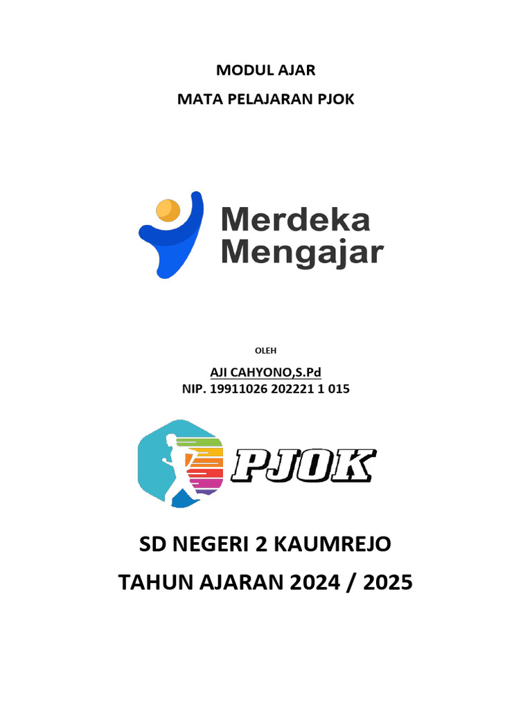 04 Modul Ajar Pencak Silat Kelas 5 PMM | PDF
