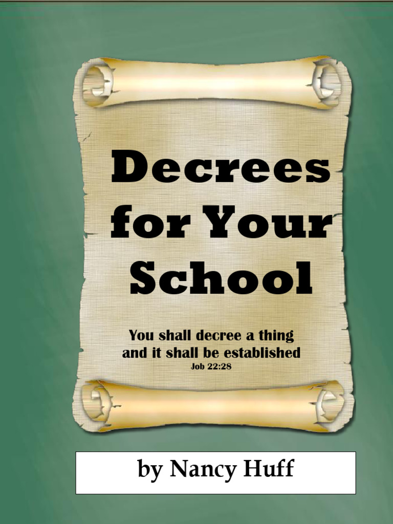 Decreesforyourschool | PDF | Religious Belief And Doctrine