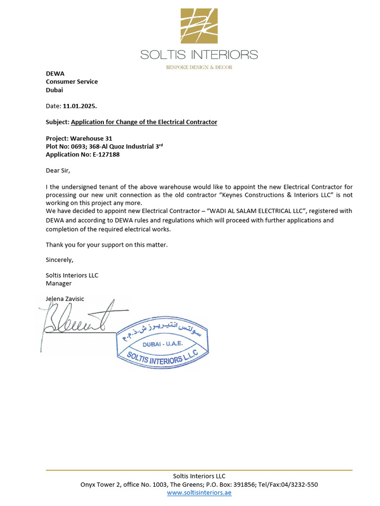 Contractor Appointment - 01 | PDF