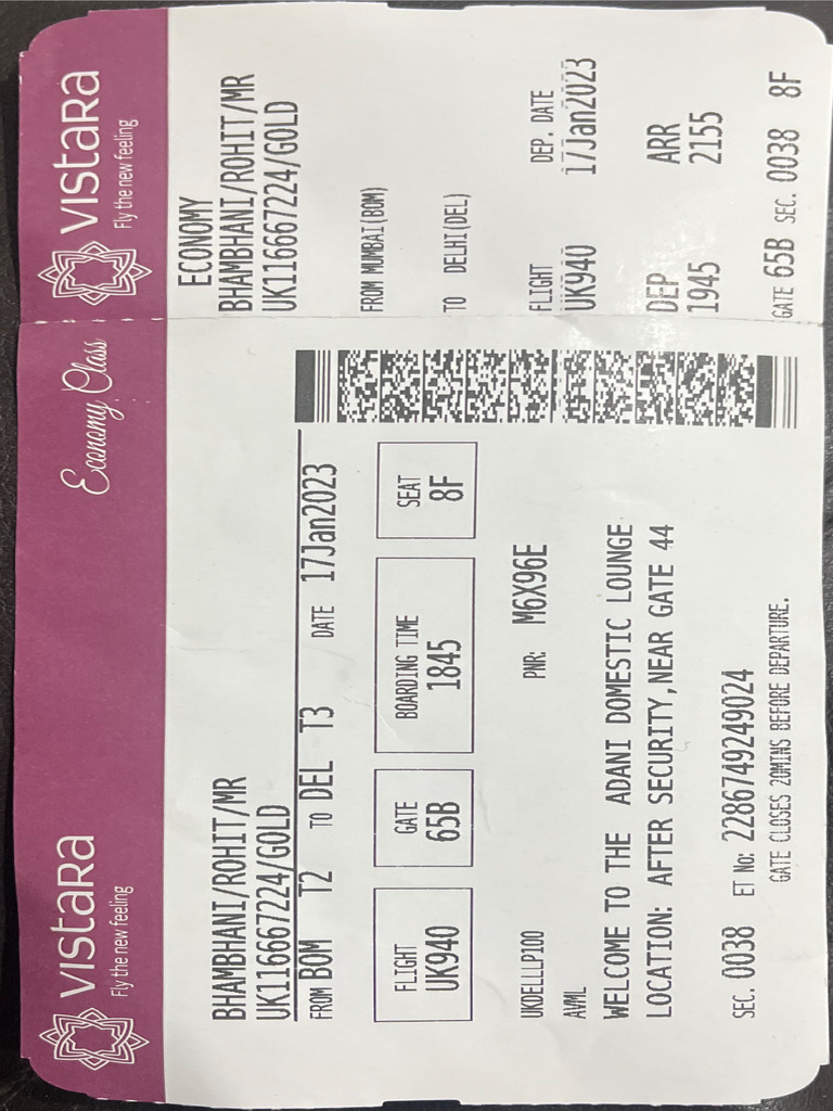 Boarding Pass | PDF