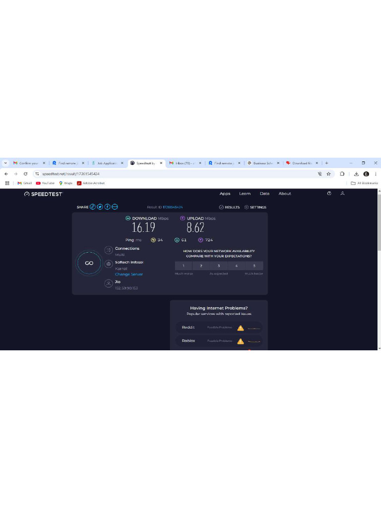 Speedtest by Ookla - The Global Broadband Speed Test - Google Chrome 17 ...