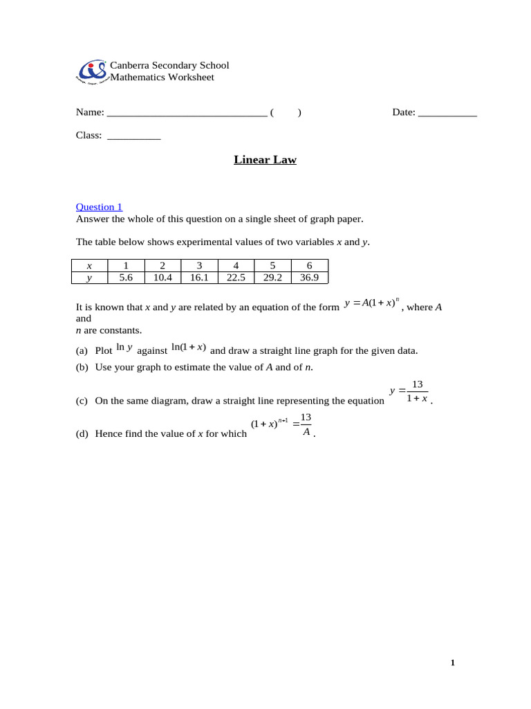 Linear Law 912614 | PDF
