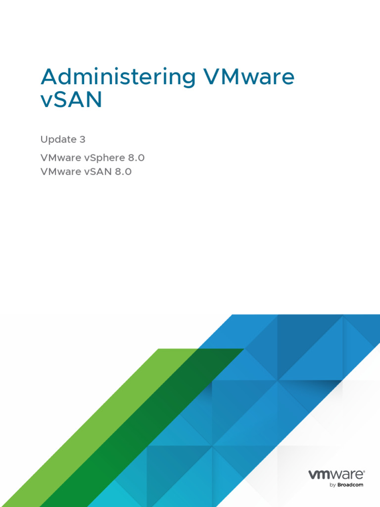 Vsan 803 Administration Guide | PDF | Computer Data Storage | Computer Cluster