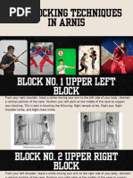 12 Strikes and Blocks in Arnis | PDF