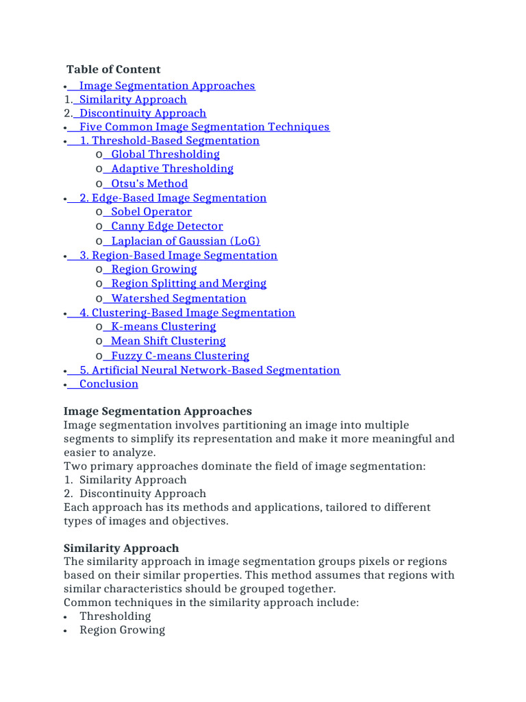 image segmentation | PDF | Image Segmentation | Cluster Analysis
