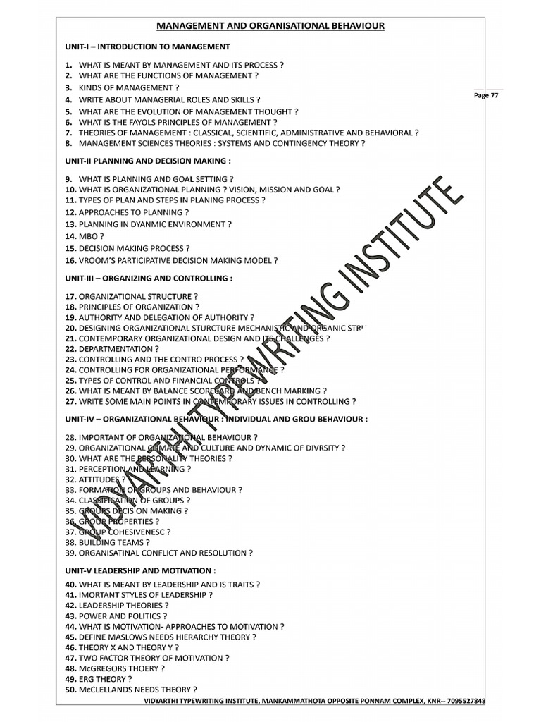 Sample Of The Material Pdf