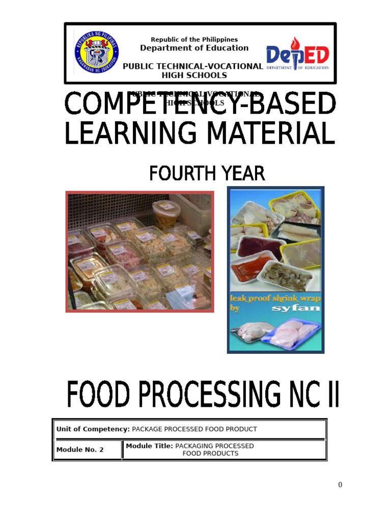 Packaging Processed Food Products Guide | PDF | Packaging And Labeling ...