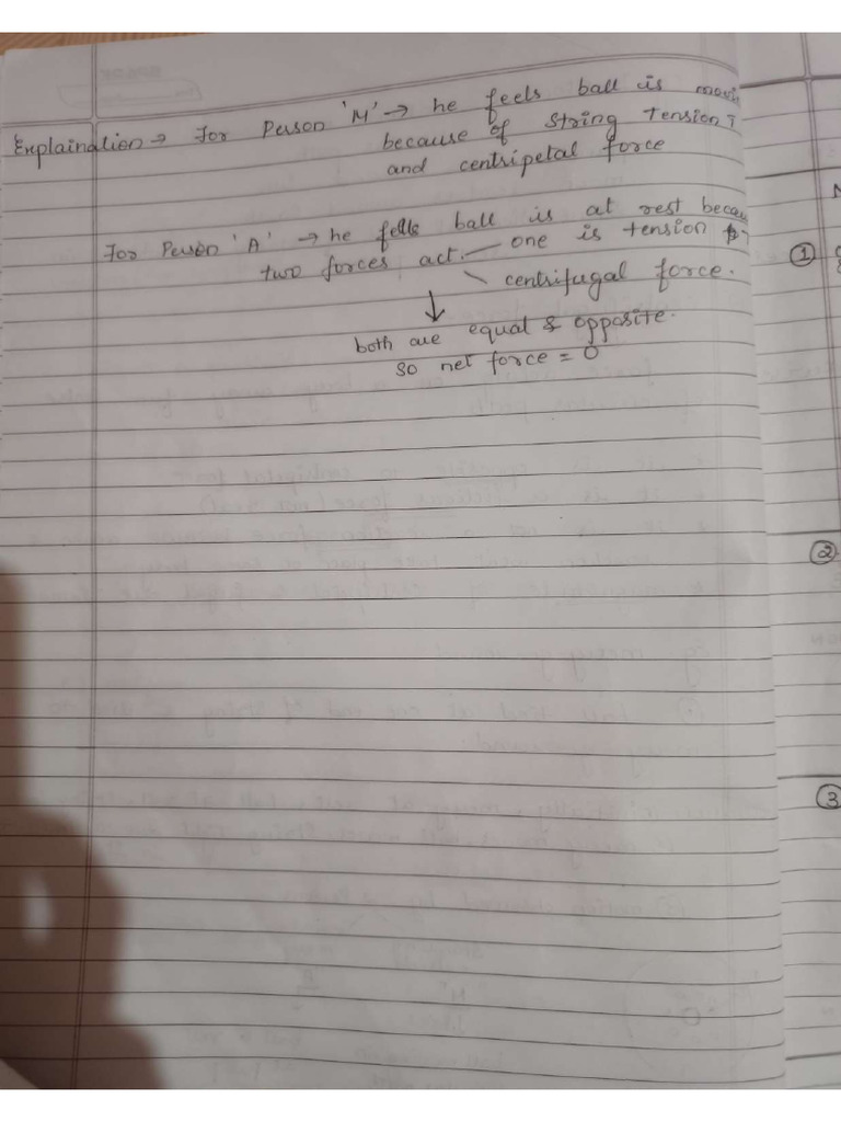 Force Chapter Lecture Points | PDF