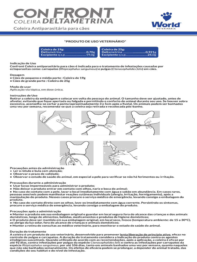 Bula Confront Coleira Final 15-02-22 Aprovacao | PDF