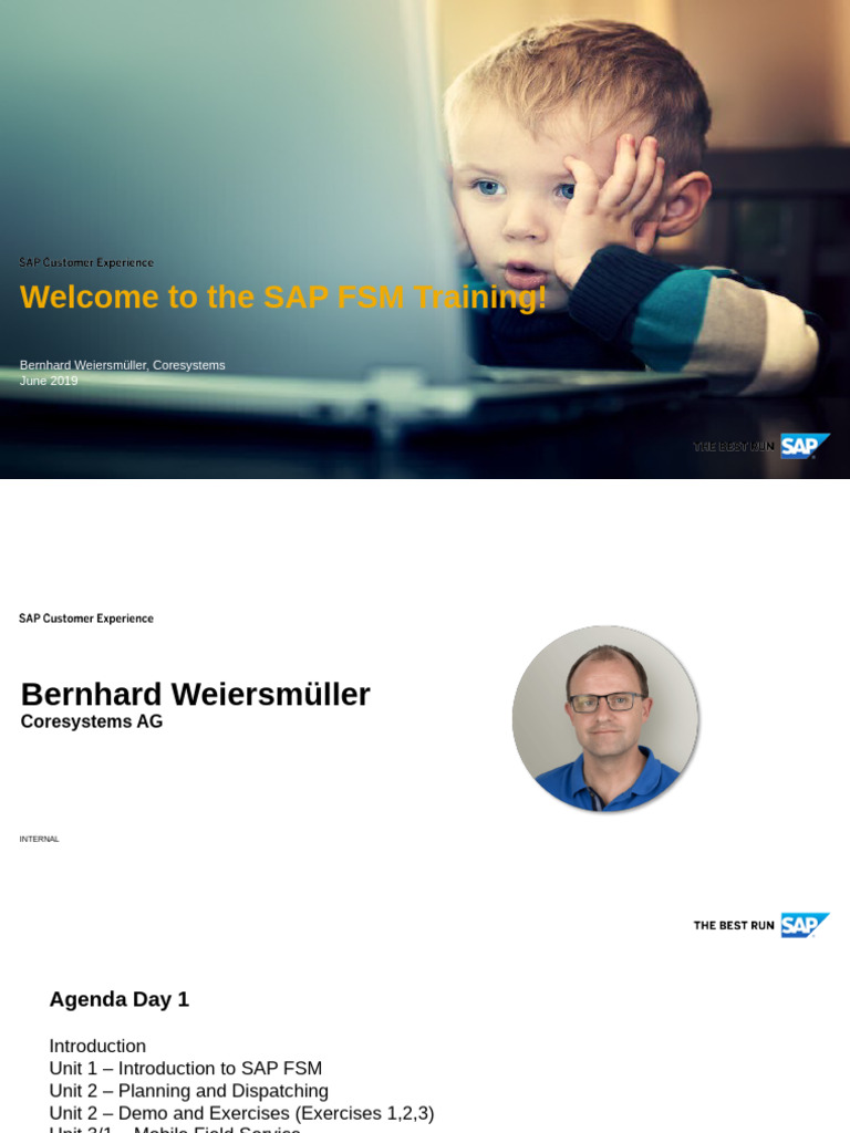 SAP FSM Training Agenda & Overview | PDF | Cloud Computing | Transport ...