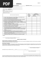 Annex C-Checklist of Requirements of Applicants | PDF