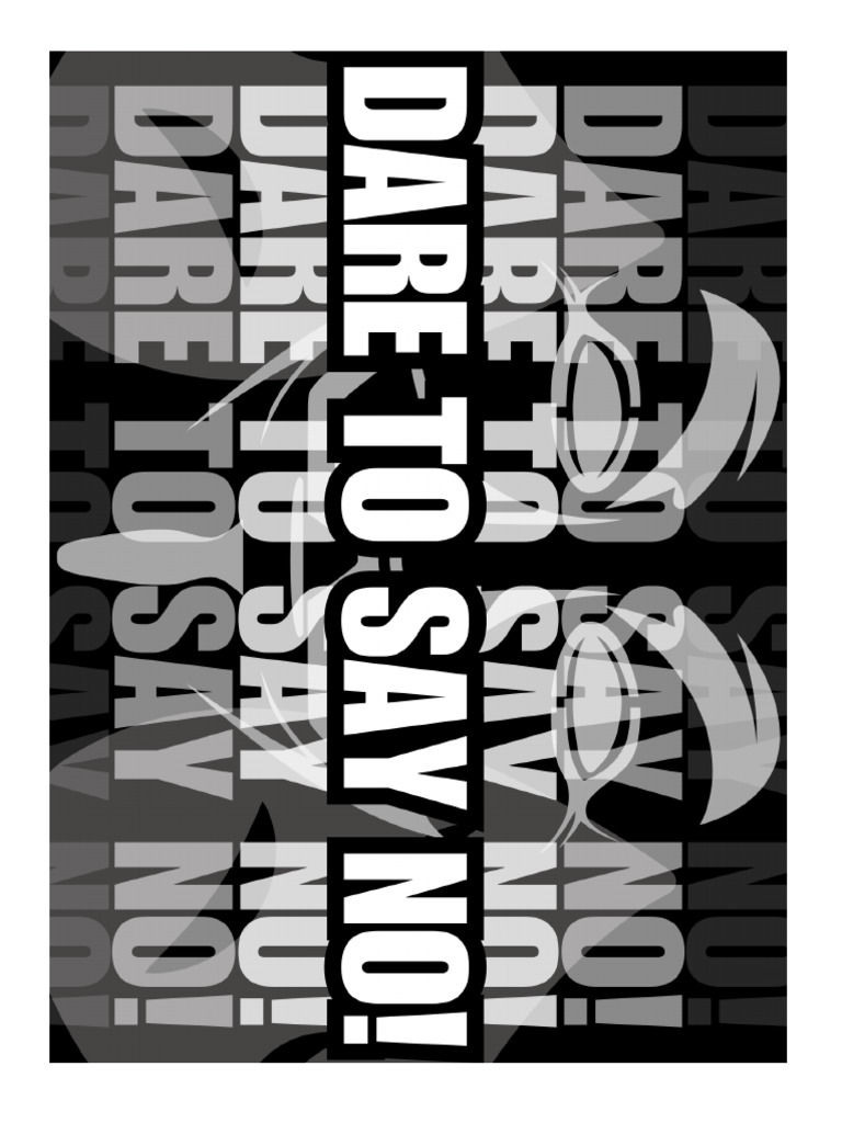 Dare To Say No | PDF