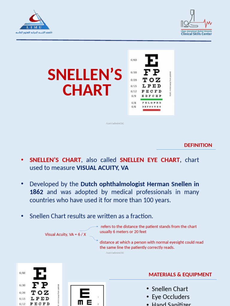 PLT Snellen Chart (Updated) | PDF | Visual Acuity | Light