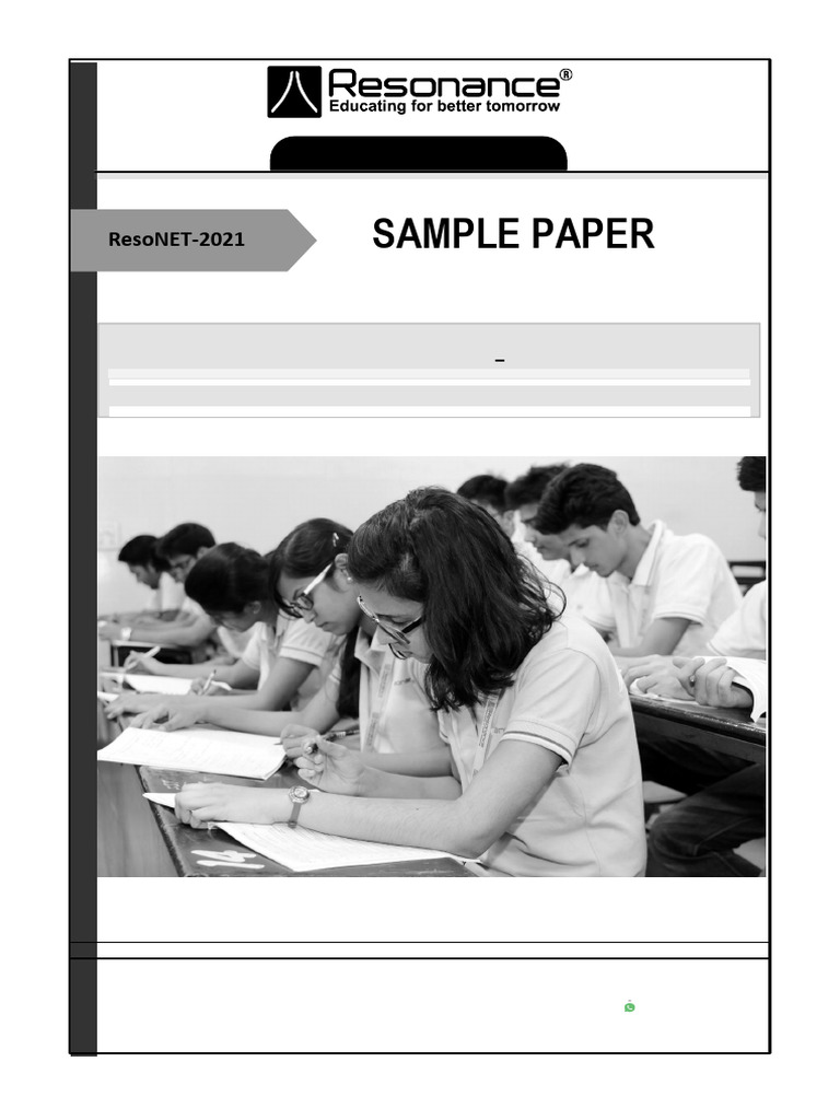 (4132) Resonet Sample Paper Moving To Class 7th | PDF | Force | Lever