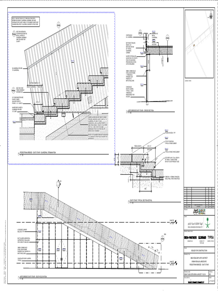 Pedst. Bridge Handrailing & Cladding Details 18 | PDF | Stairs | Civil ...