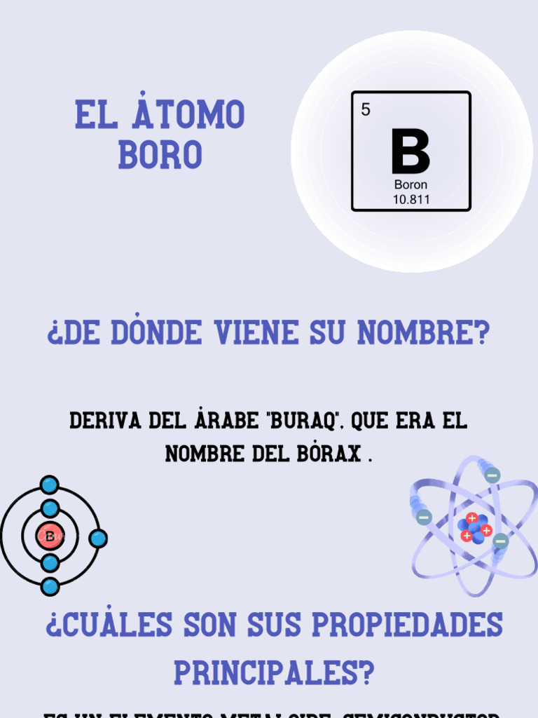 El Atomo Boro | PDF