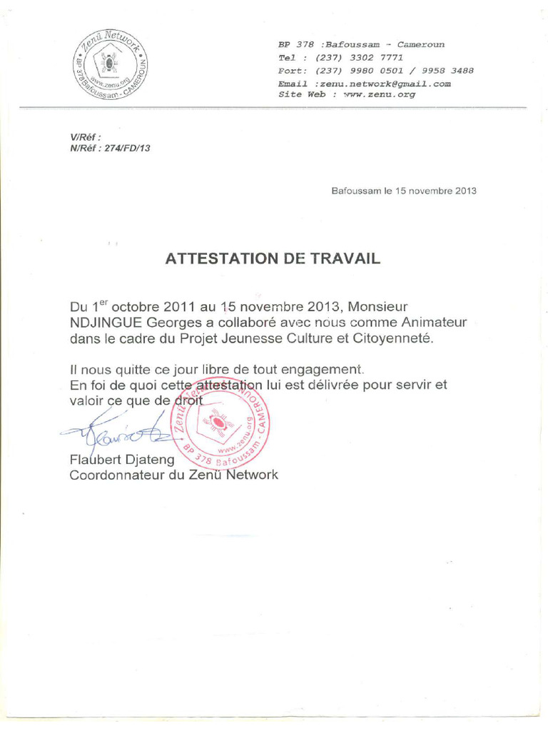 Attestation 2 | PDF