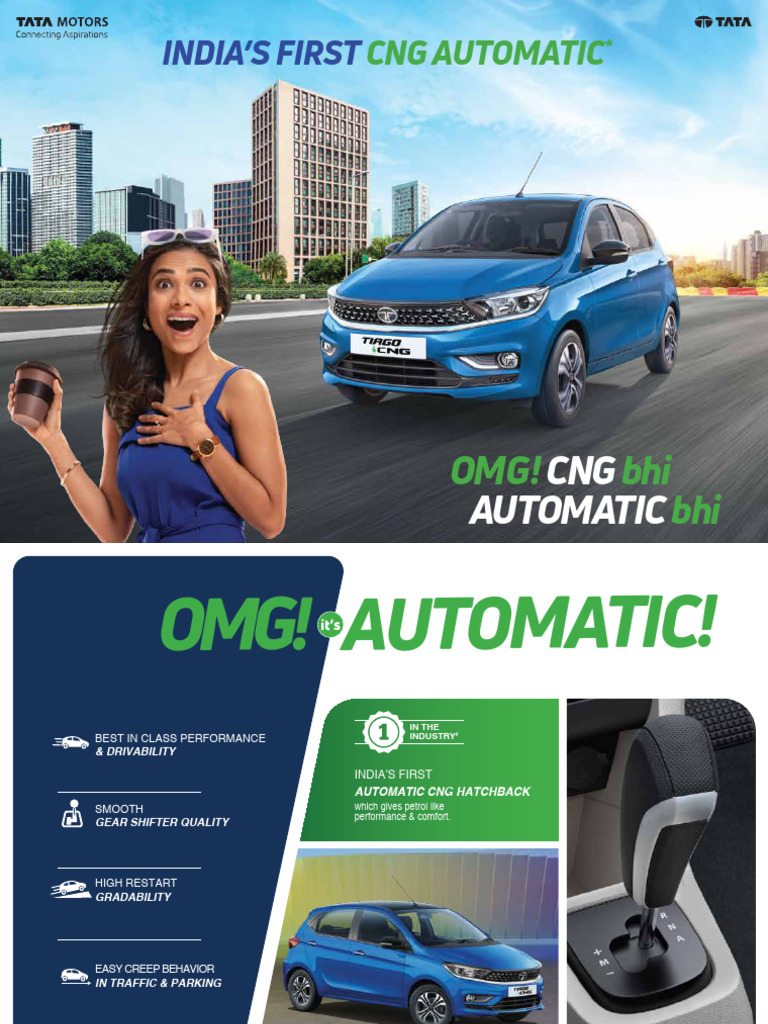 Tiago iCNG Brochure 2024 | PDF | Seat Belt | Car