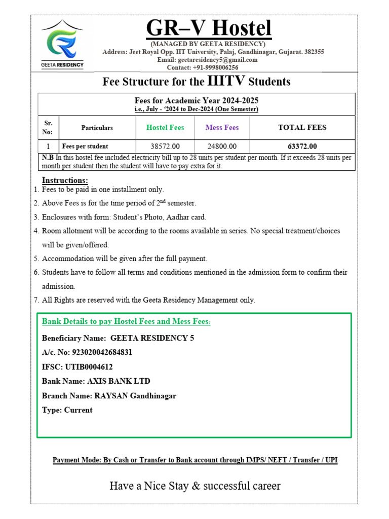 Fees Structure | PDF