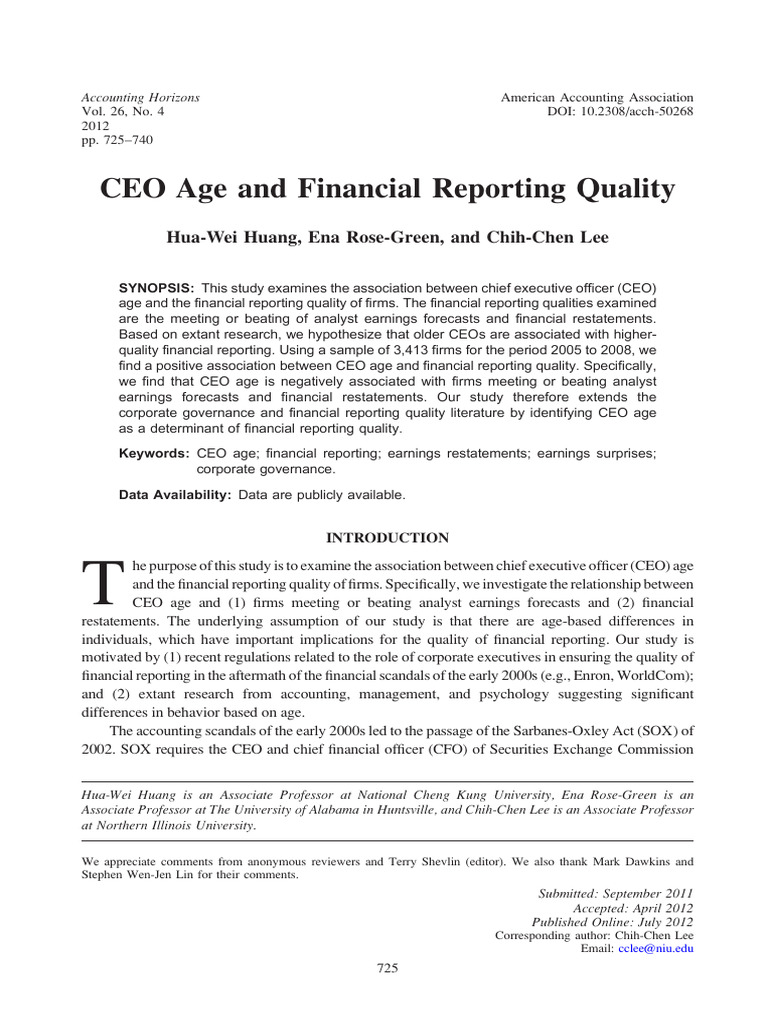 Accounting Horizons - 2012 - CEO Age and Financial Reporting Quality ...