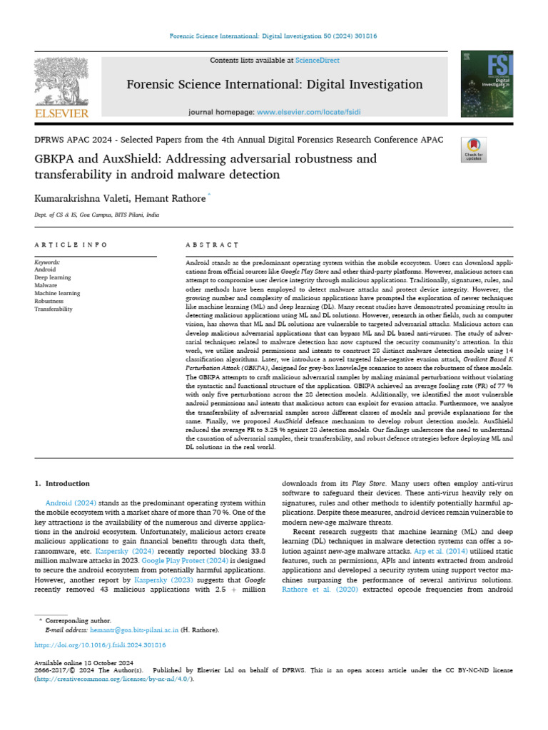 GBKPA and AuxShield | PDF | Receiver Operating Characteristic | Deep Learning