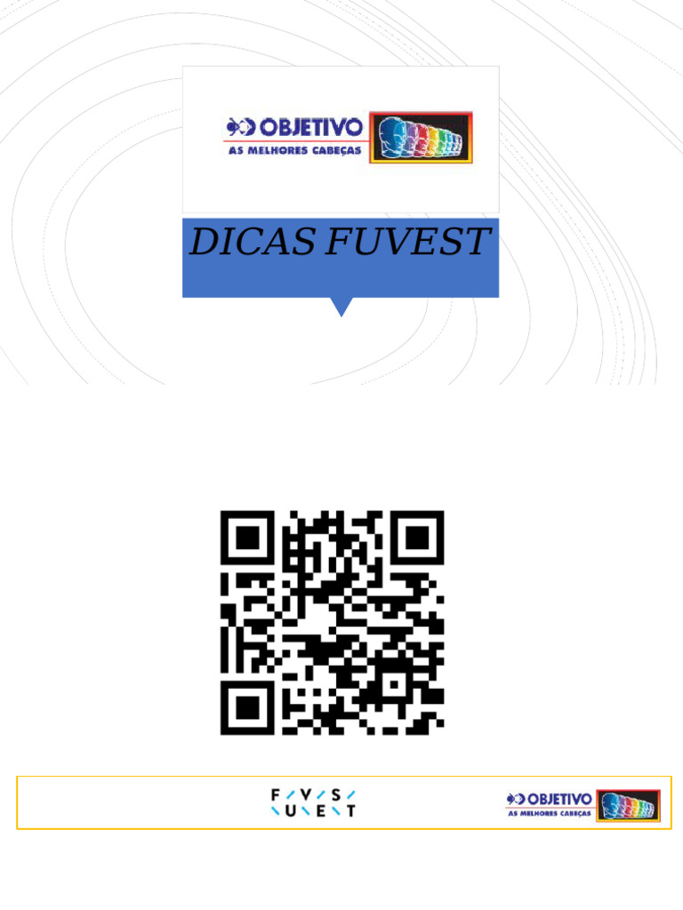 Dicas Fuvest 2025 | PDF