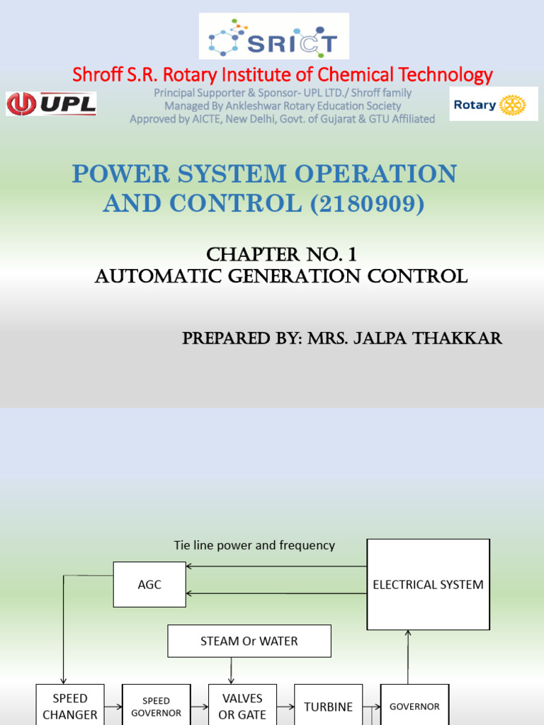 Automatic Generation Control Overview | PDF | Amplifier | Electric ...
