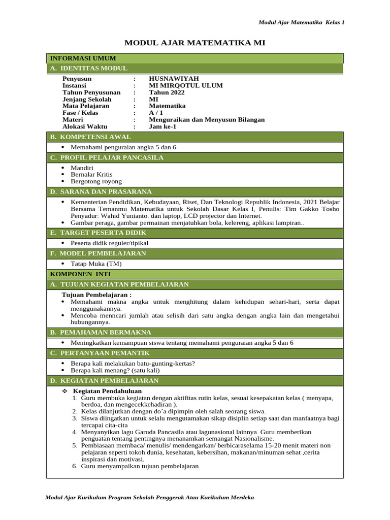 MA Matematika K1 BAB 2 (datadikdasmen.com) (1) | PDF
