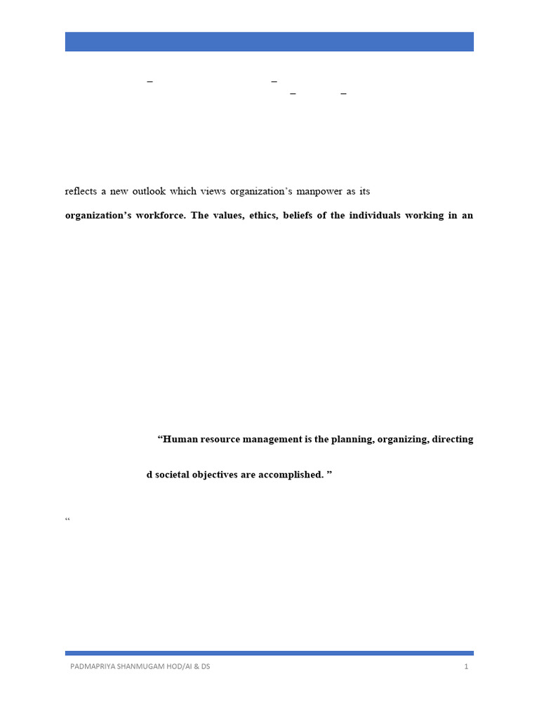 Unit Iv HR | PDF | Human Resource Management | Analytics