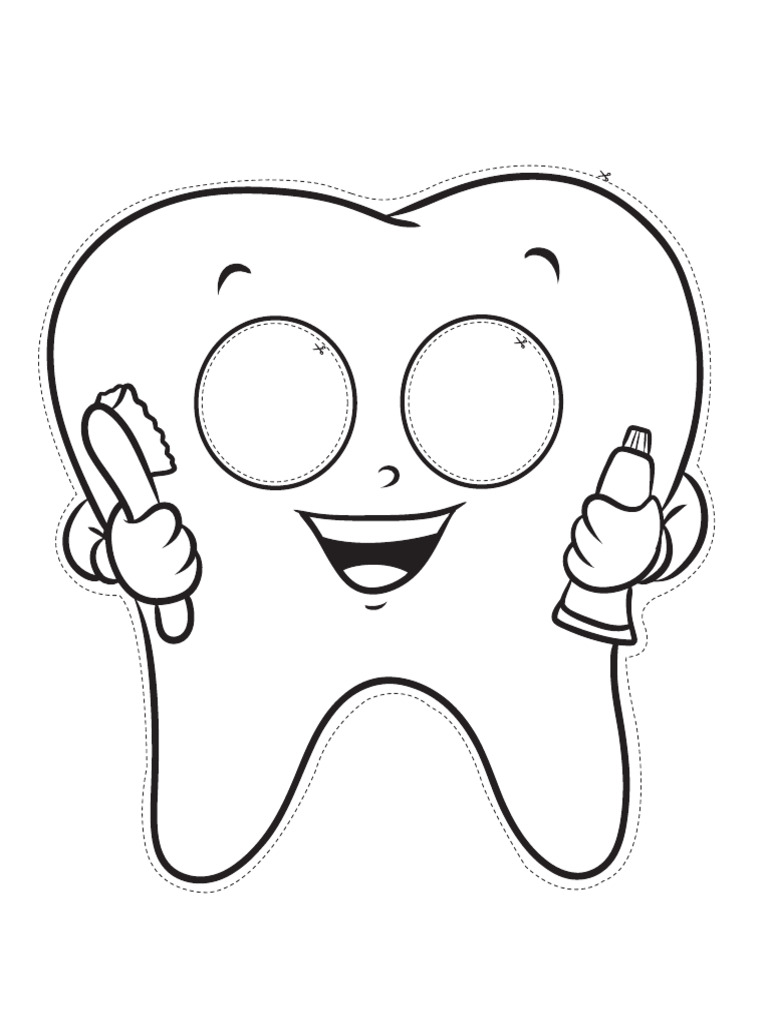 Tooth Mask Printable Template | PDF