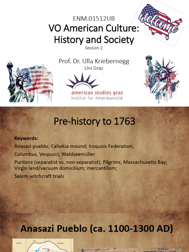 American History: Pre-History to 1763 | PDF | New World