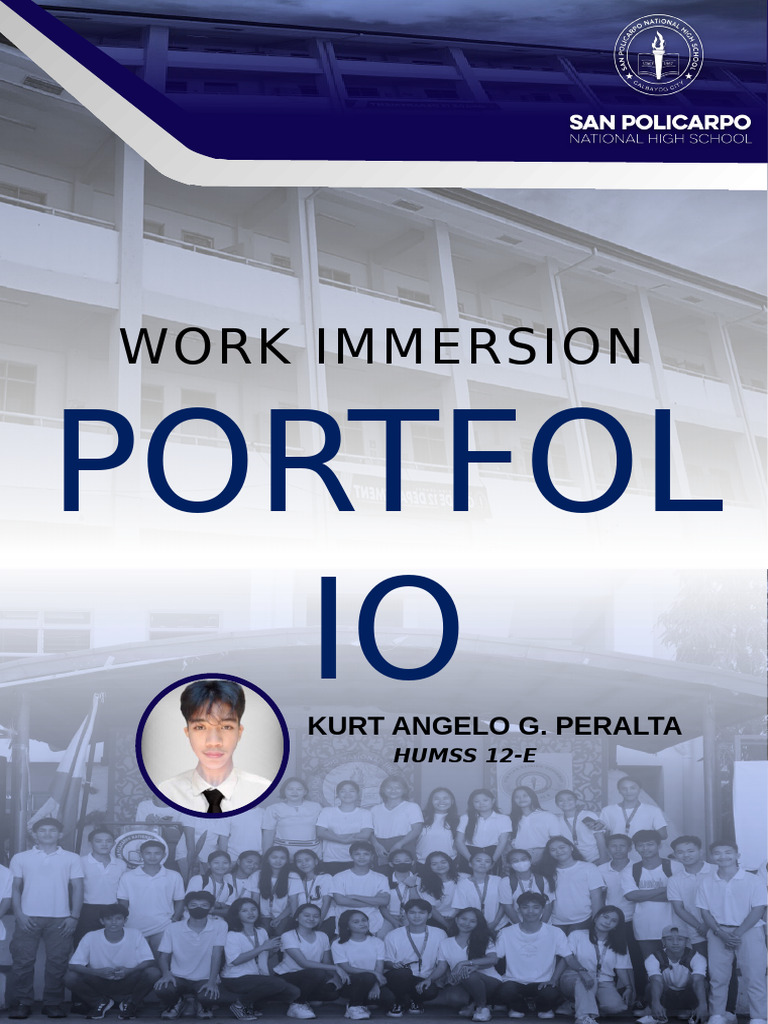 Humss 12 e Portfolio Format | PDF | Learning | Behavior Modification